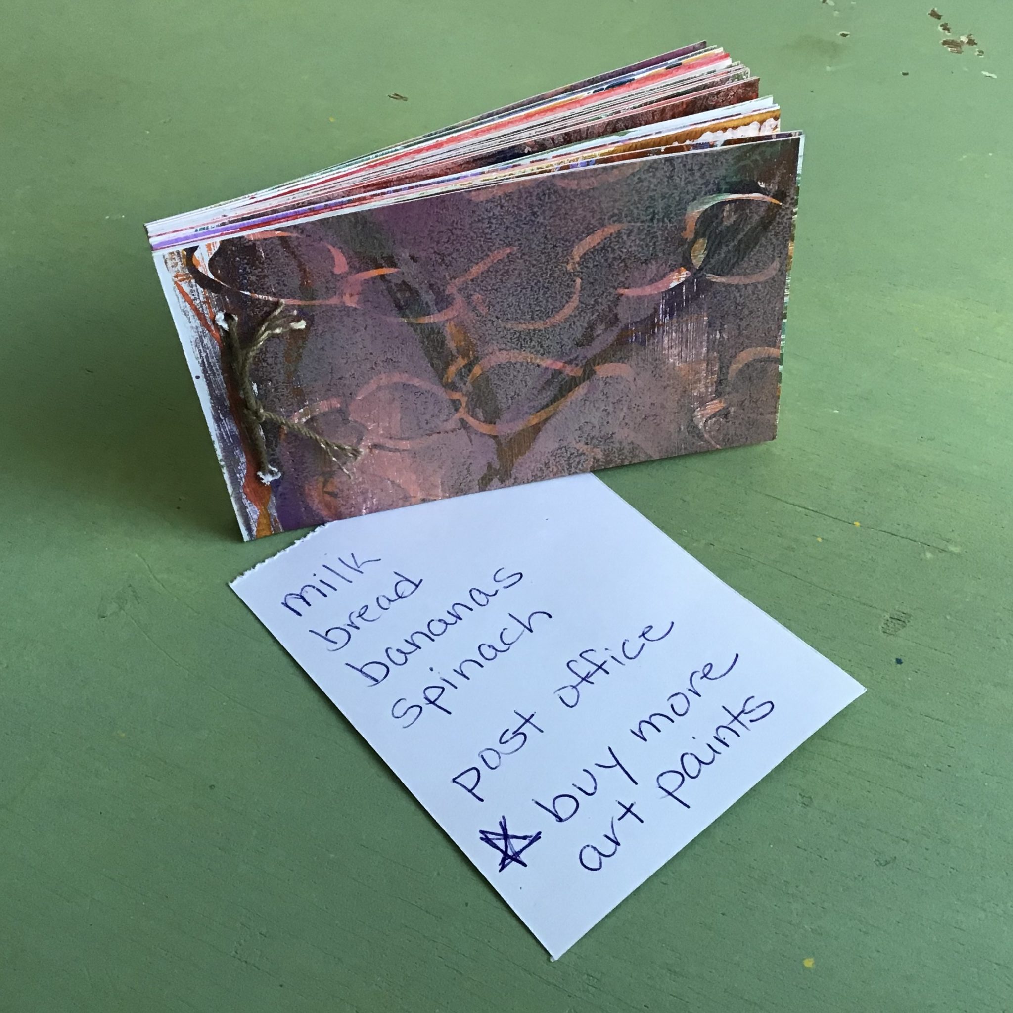 ART PAPER "POSTAGE STAMPS" - Linda Nelson - The Createaerie