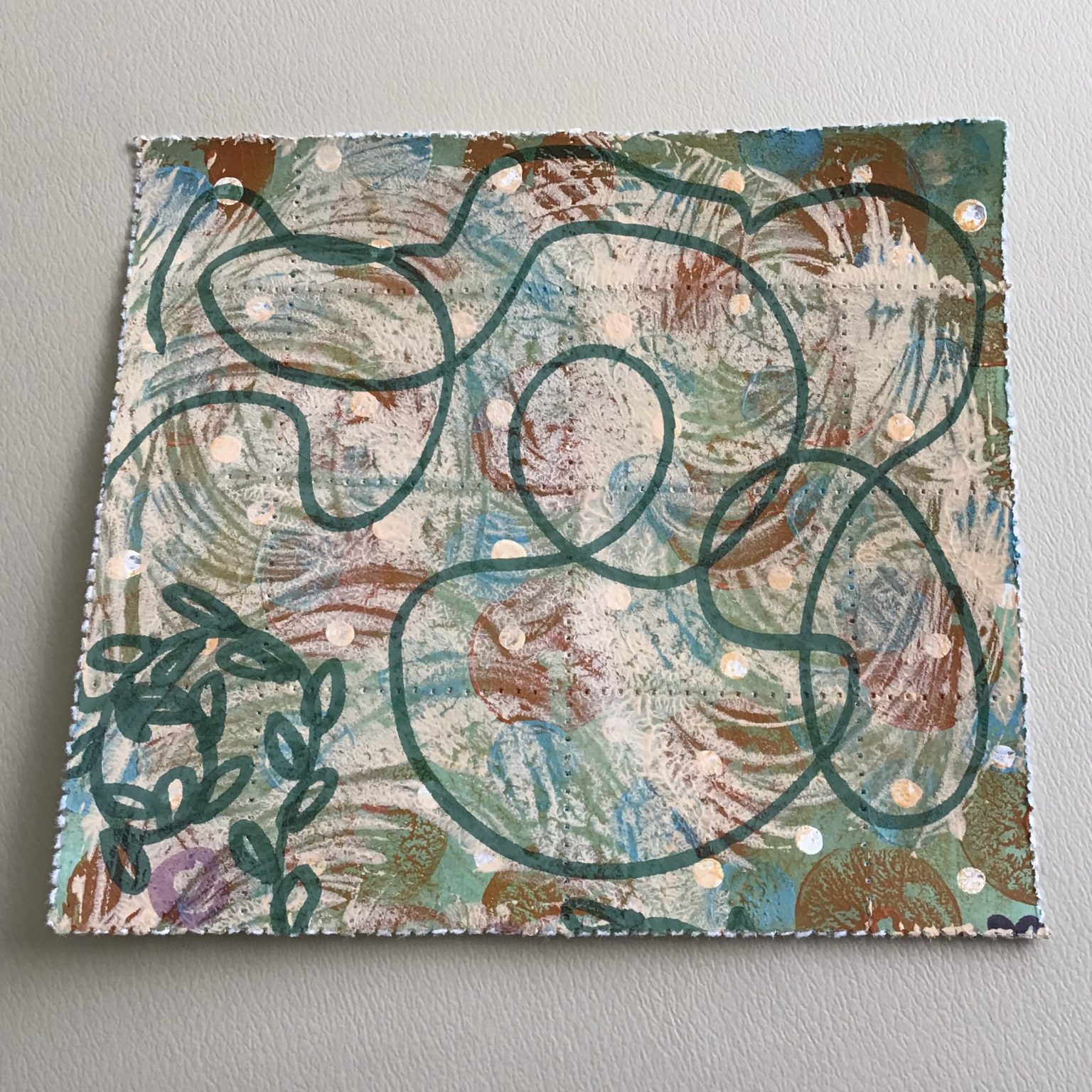 ART PAPER "POSTAGE STAMPS" - Linda Nelson - The Createaerie